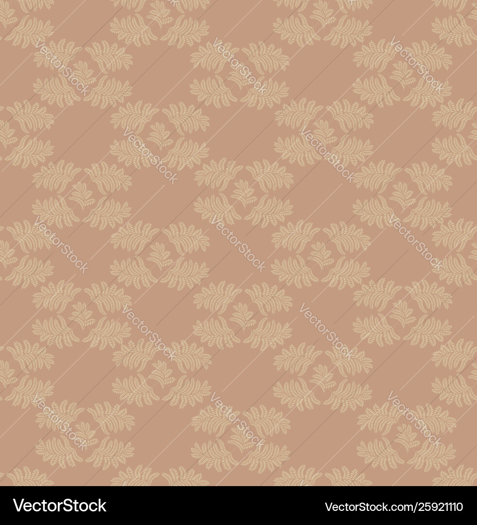 Floral ornamental pattern geometric flourish Vector Image