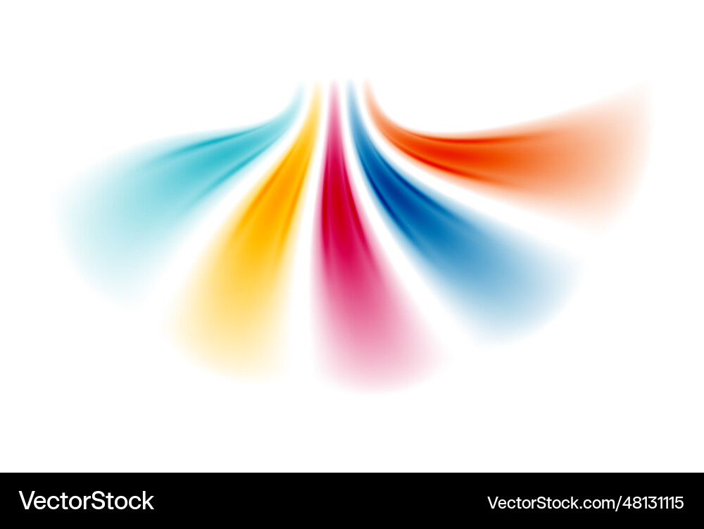 A vibrant and playful design featuring rainbow Vector Image