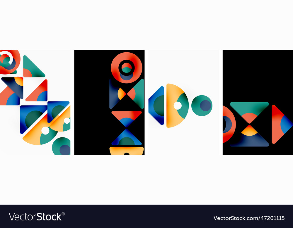 Abstract geometric Royalty Free Vector Image - VectorStock