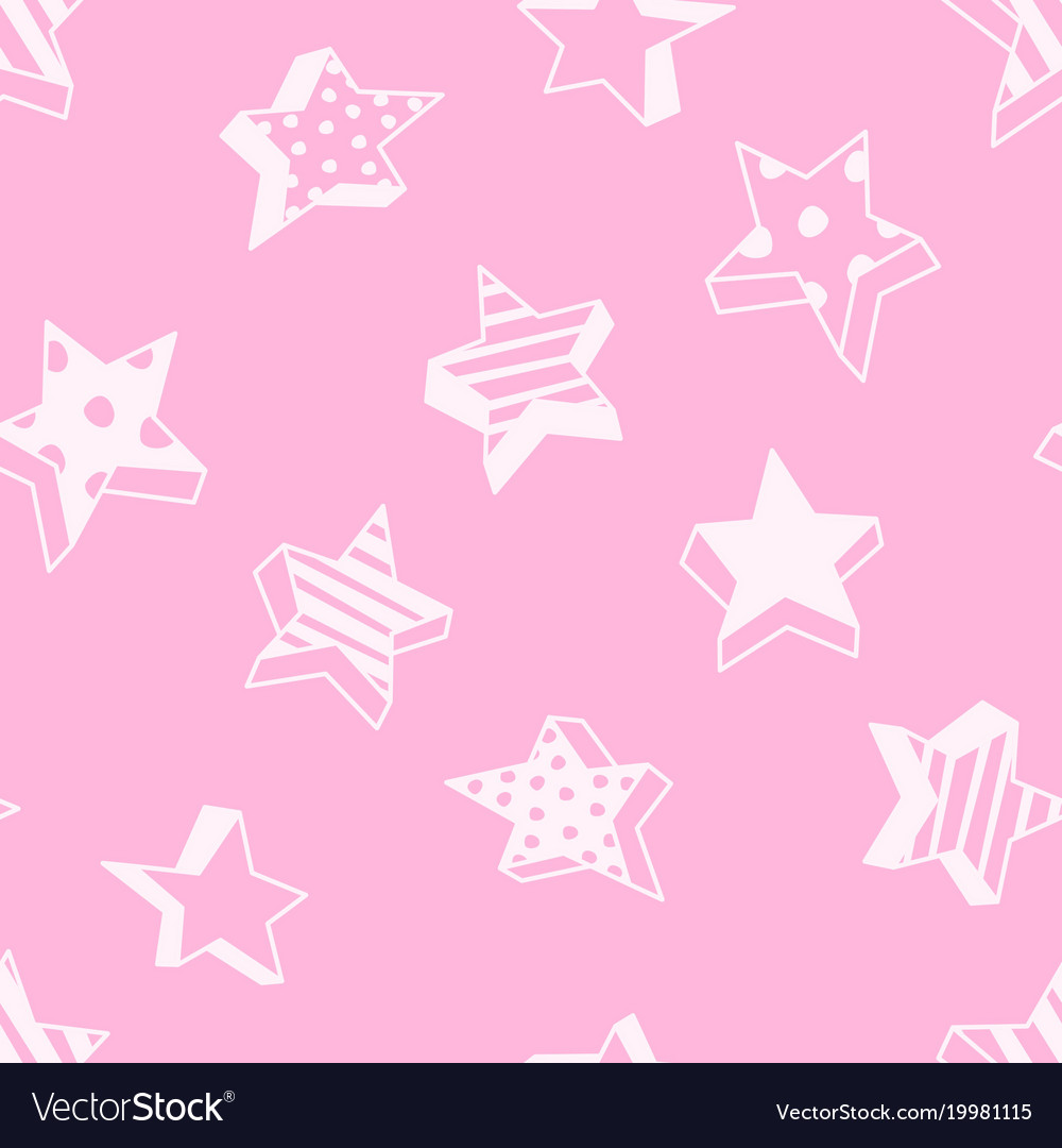Seamless pattern with stars Royalty Free Vector Image