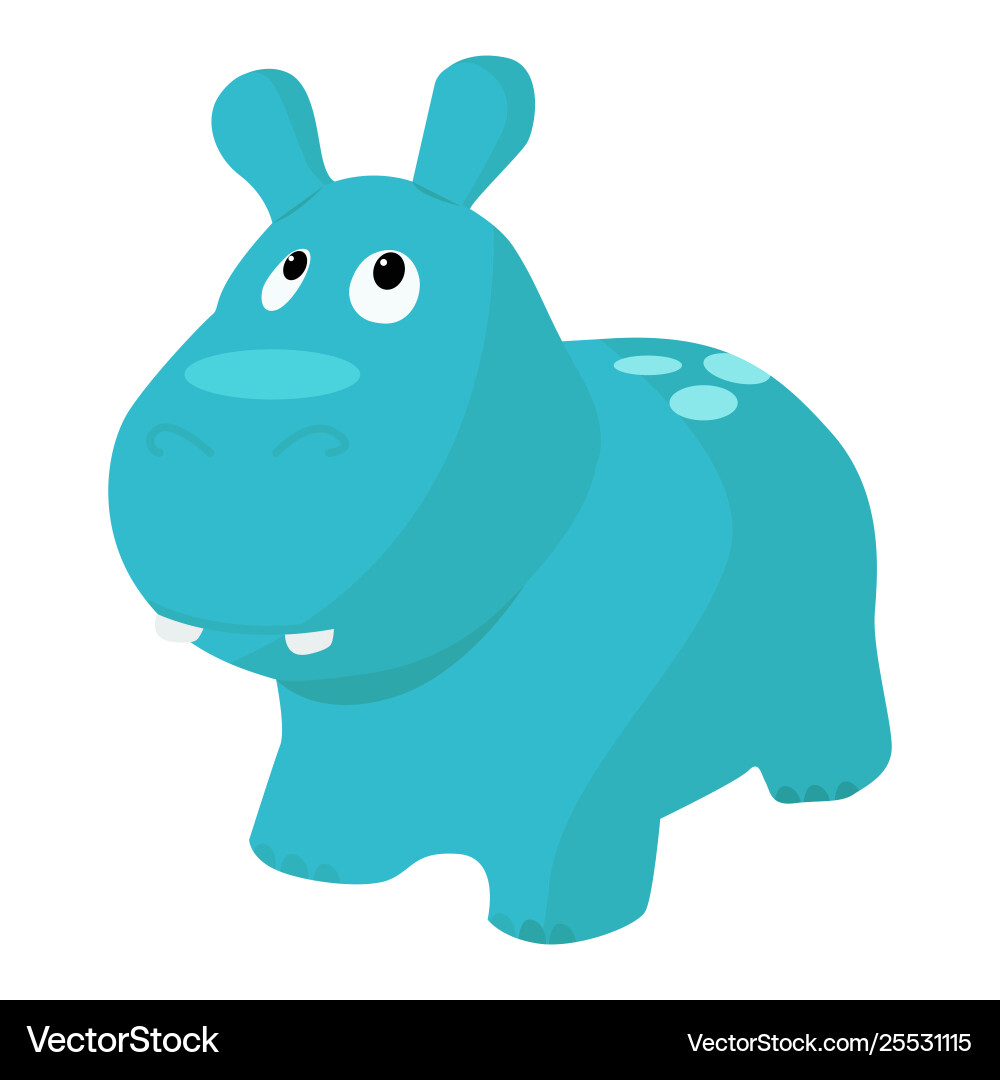 Toy behemoth icon on a white background Royalty Free Vector