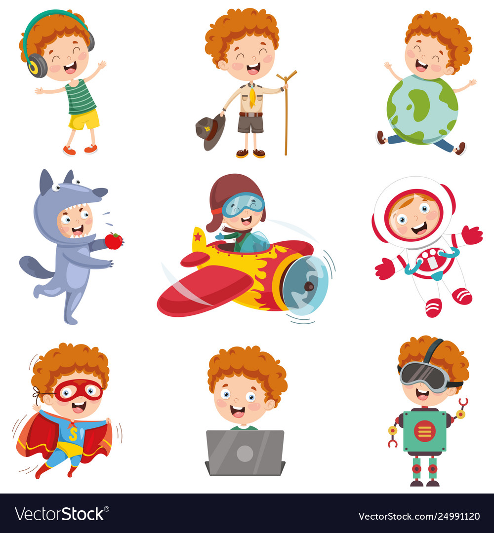 Cartoon character Royalty Free Vector Image - VectorStock