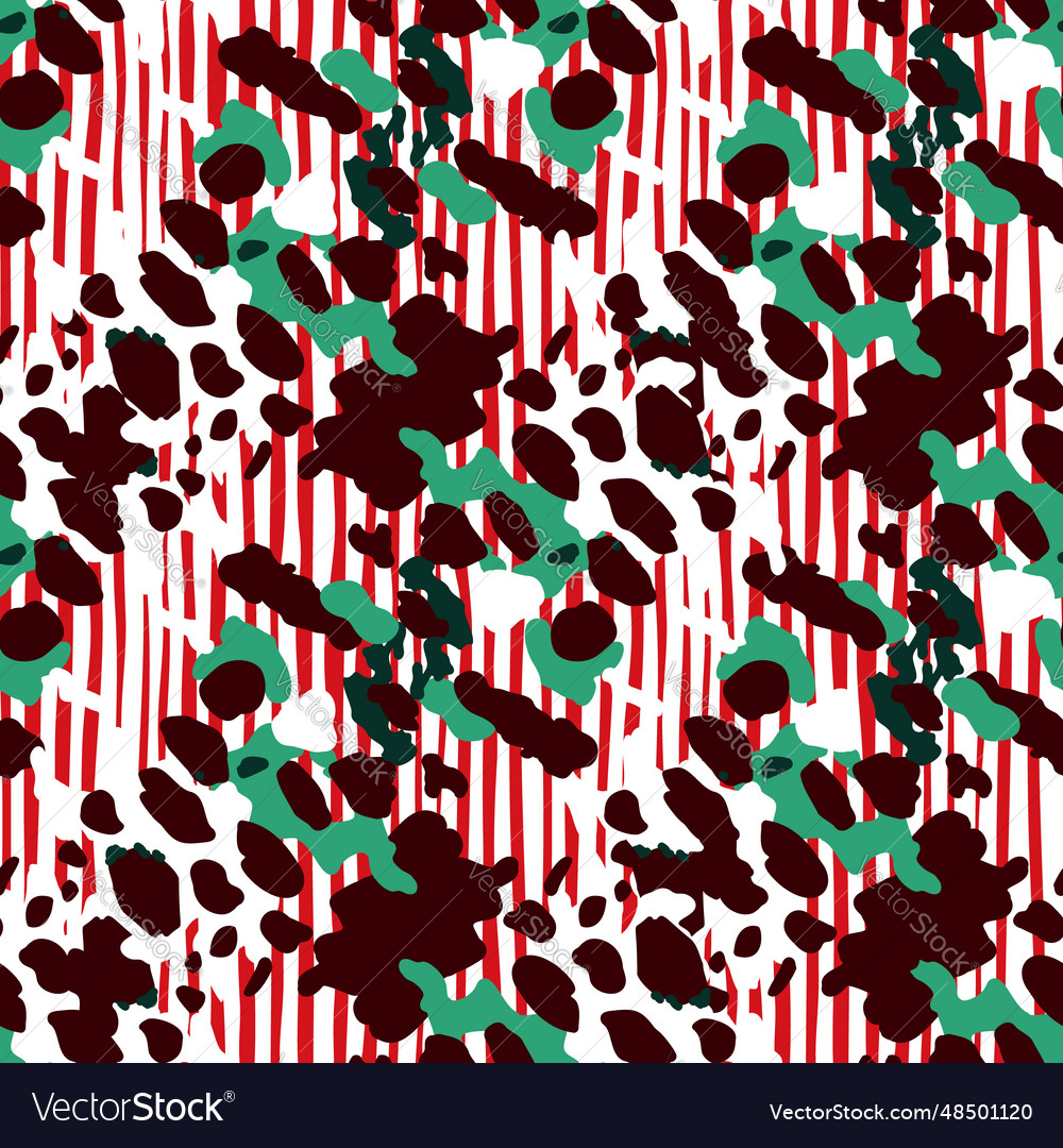 Creative abstract leopard skin seamless pattern Vector Image Creative abstract leopard skin seamless pattern Vector Image