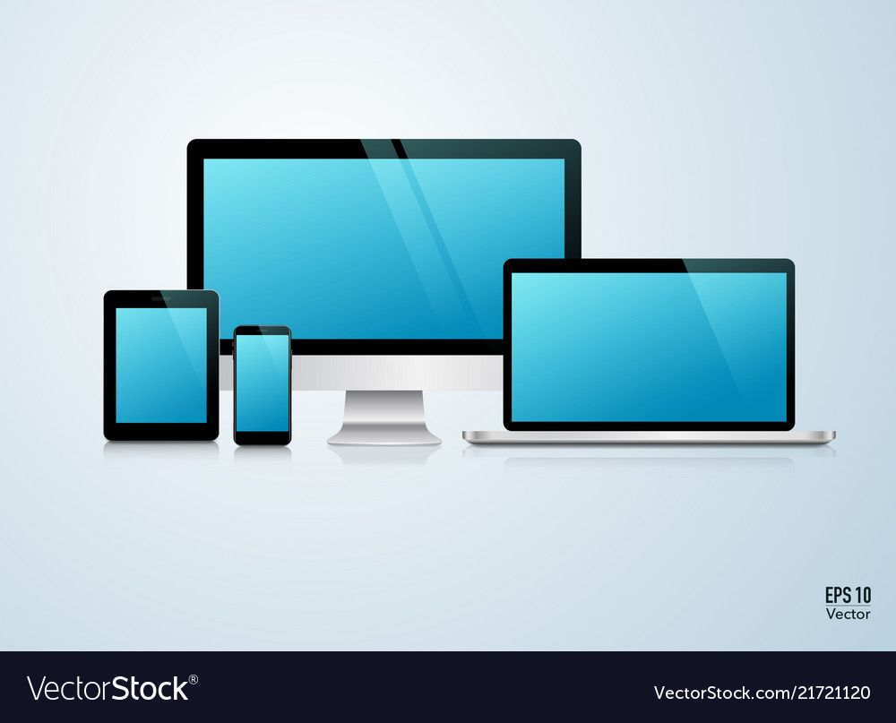 Devices Royalty Free Vector Image - VectorStock