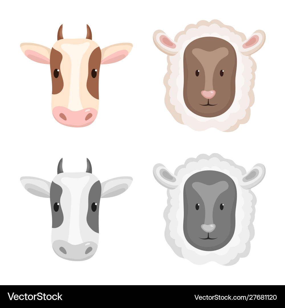 Isolated object agriculture and breeding icon Vector Image