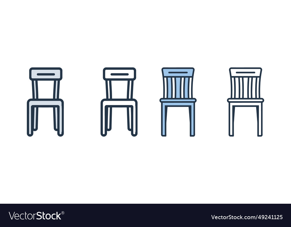 Creative seating solutions Royalty Free Vector Image