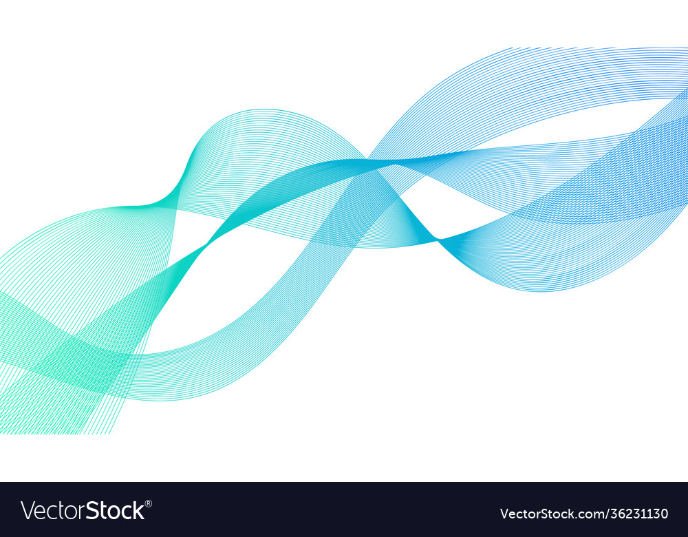 Abstract backdrop with colorful wave gradient Vector Image