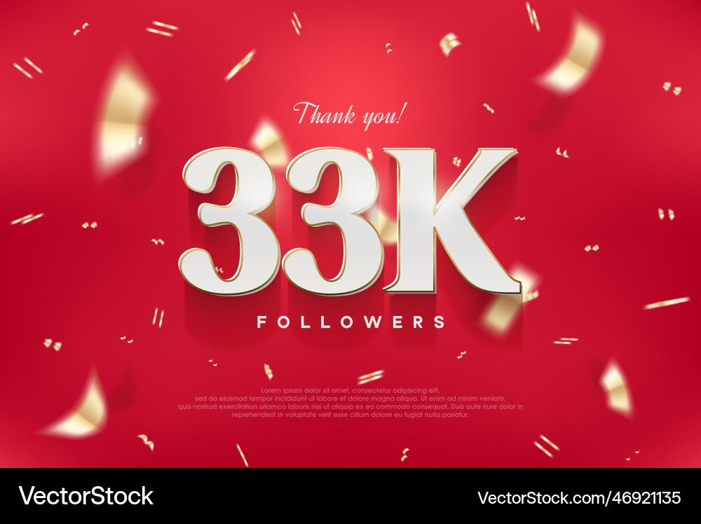 33k elegant and luxurious design background thank Vector Image