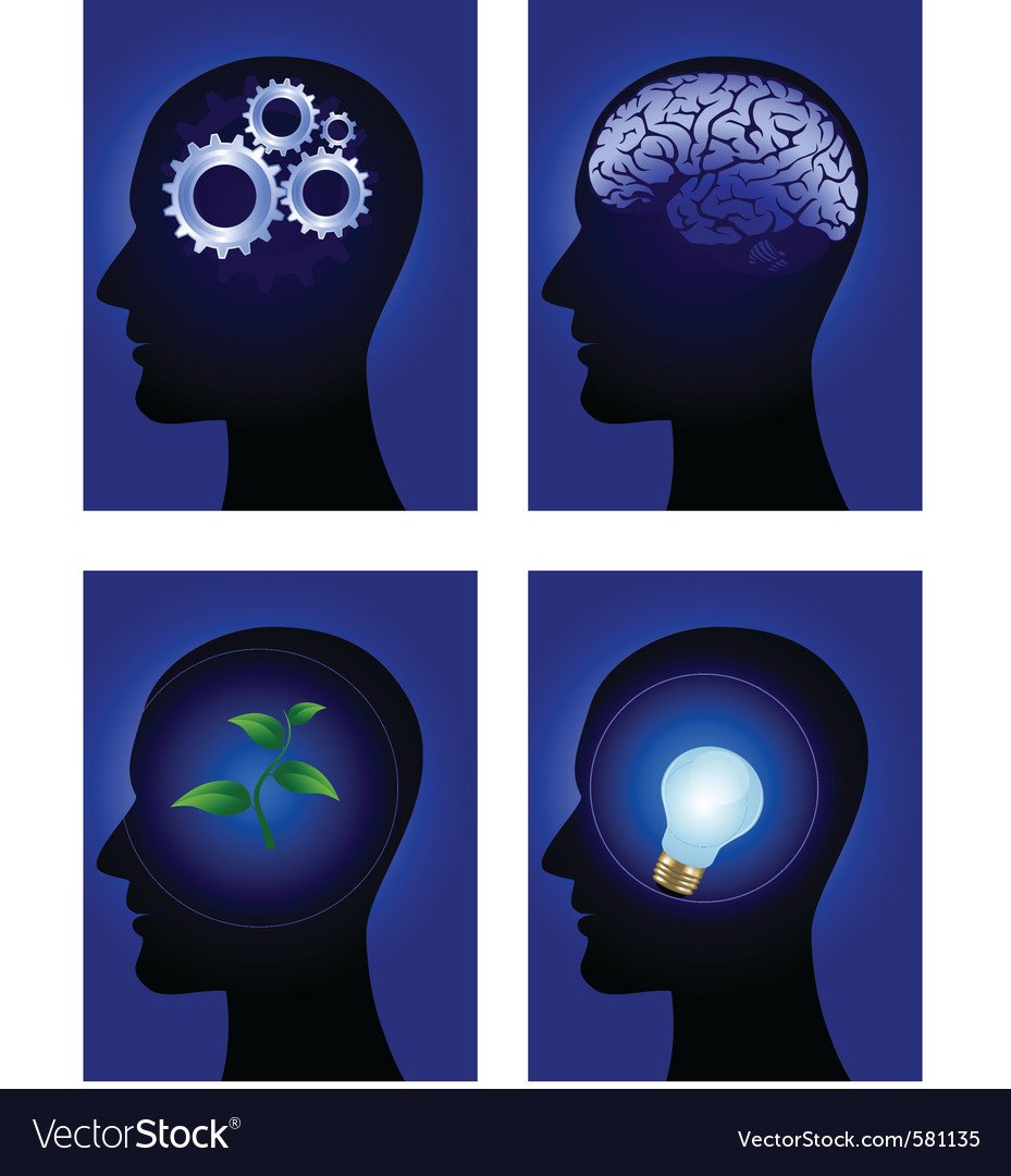 Human mind Royalty Free Vector Image - VectorStock