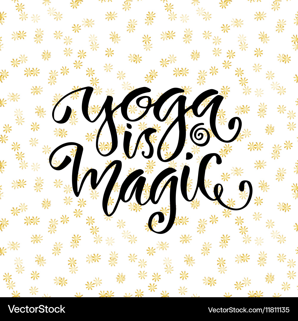 Modern lettering calligraphic poster Royalty Free Vector