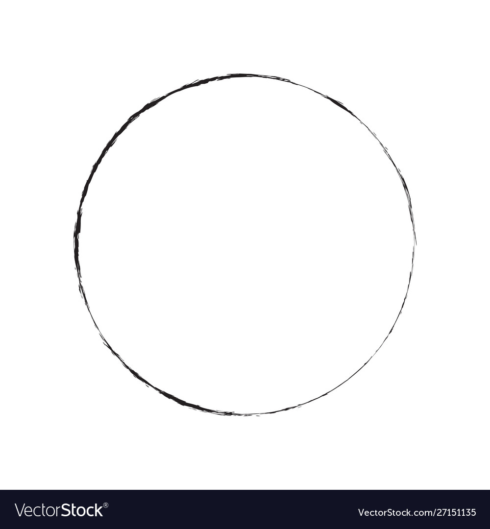 Thin circle frame Royalty Free Vector Image - VectorStock