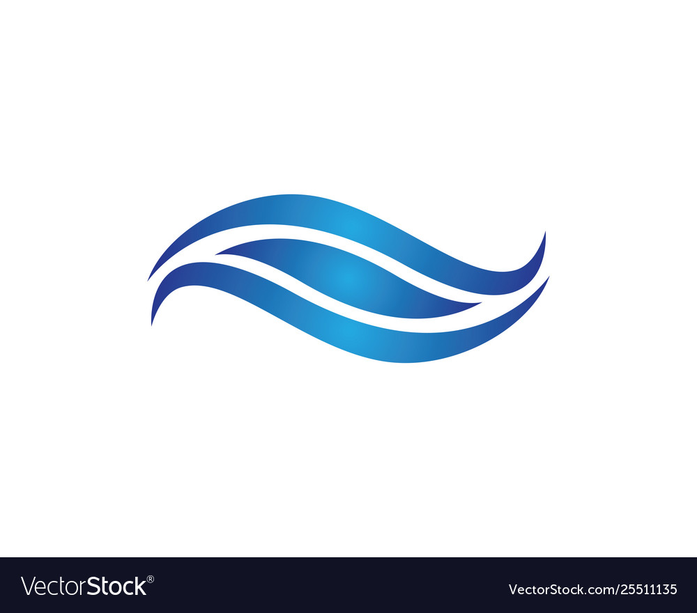 Wave Symbol Design Royalty Free Vector Image - Vectorstock