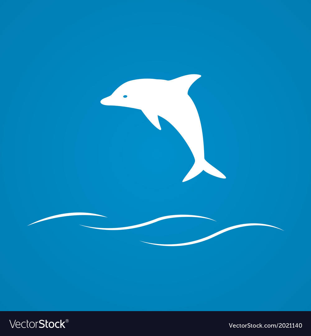 Dolphin Royalty Free Vector Image - VectorStock