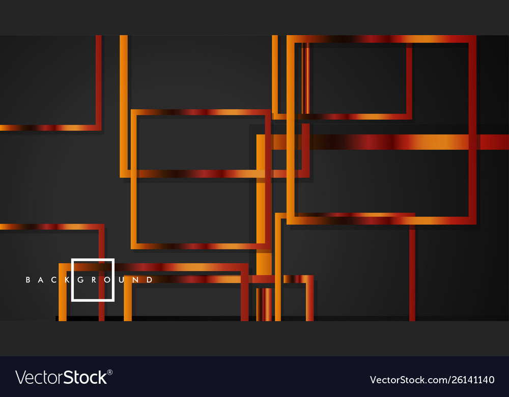 Modern abstract squares backgrounds with a black Vector Image