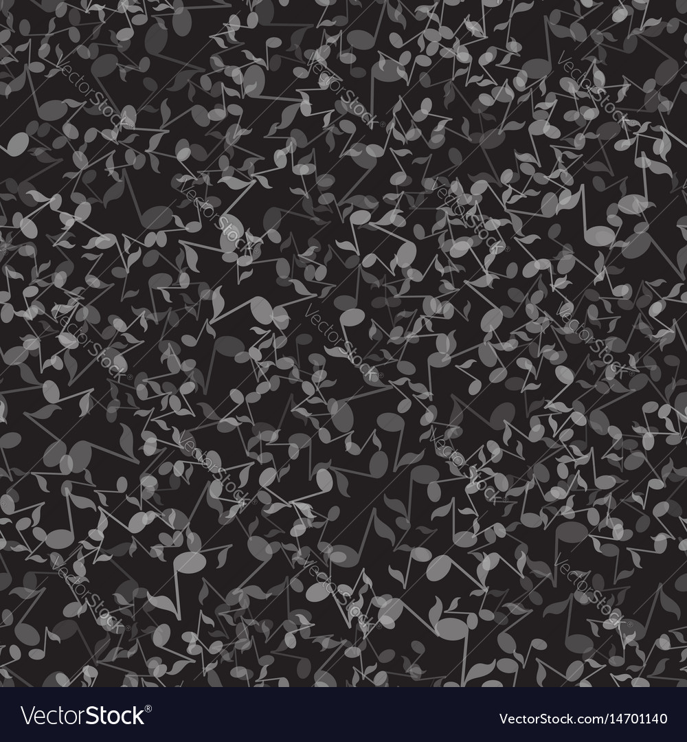 Musical notes seamless pattern Royalty Free Vector Image