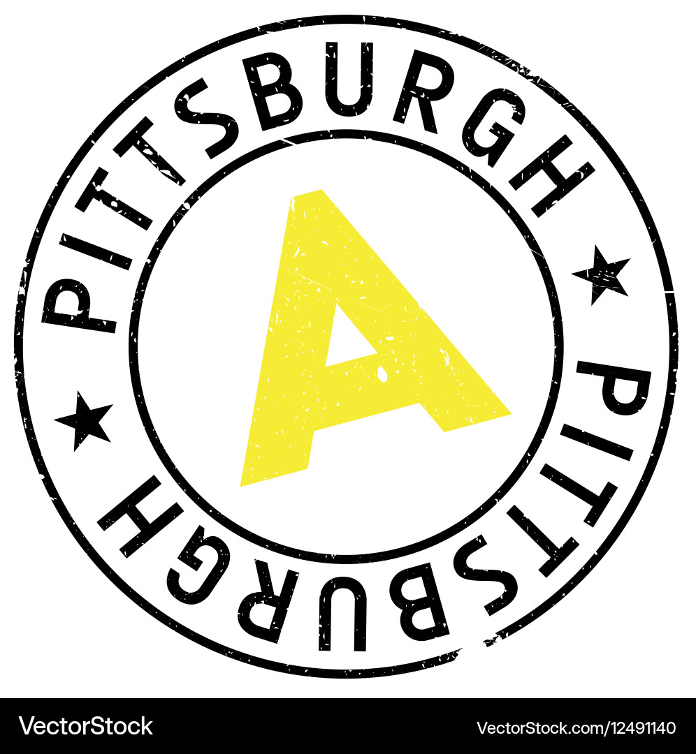 Pittsburgh stamp rubber grunge Royalty Free Vector Image