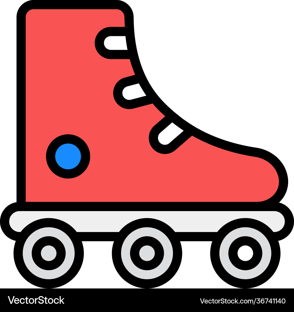 Skate shoe Royalty Free Vector Image - VectorStock