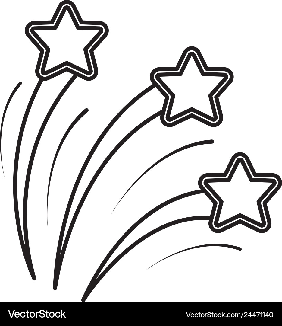 Splash of stars icon Royalty Free Vector Image