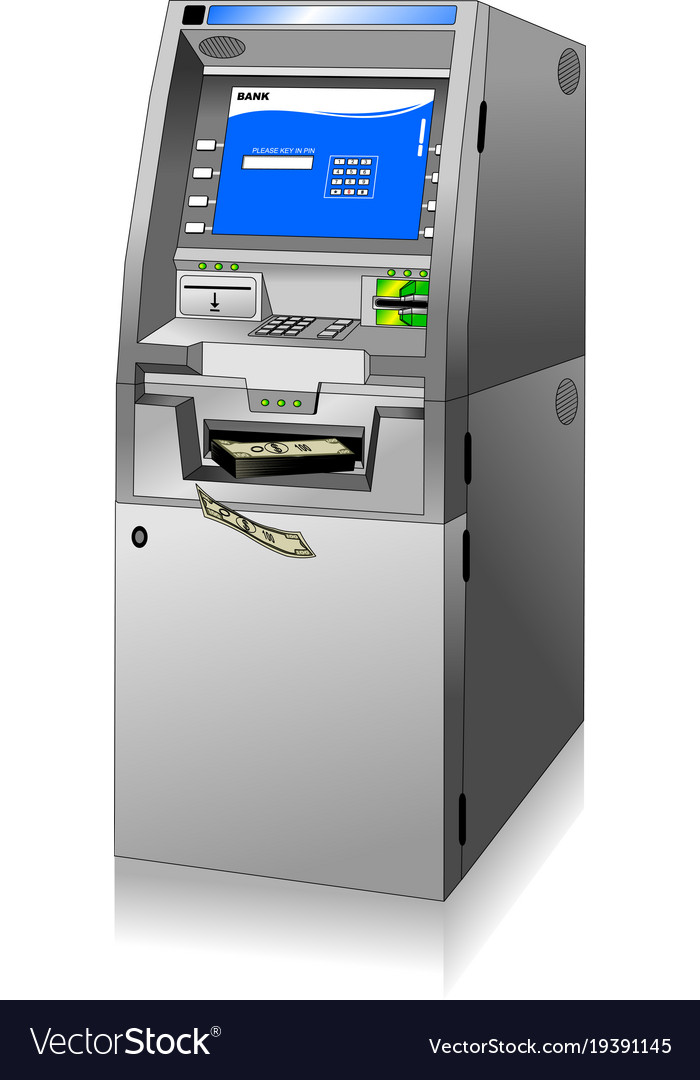 Cash machine Royalty Free Vector Image - VectorStock Cash machine Royalty Free Vector Image - VectorStock