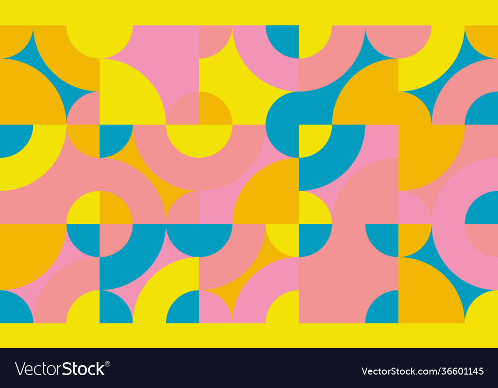 Colorful Geometric Pattern Design Royalty Free Vector Image