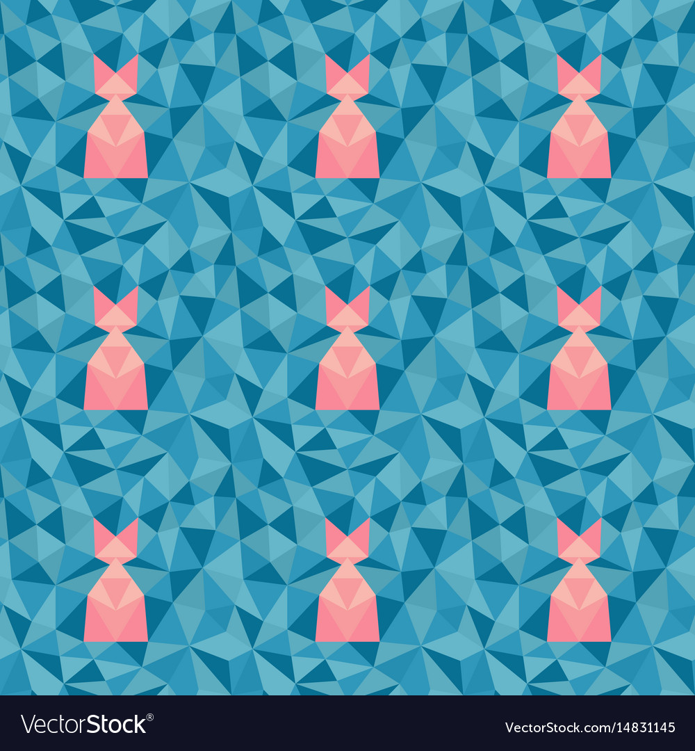Low poly geometric pattern Royalty Free Vector Image