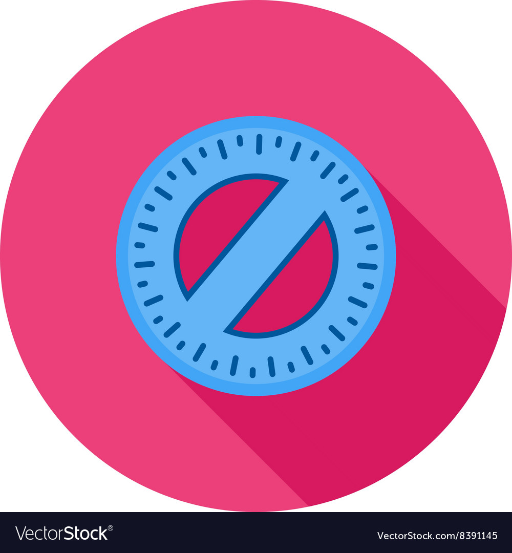 Round scale Royalty Free Vector Image - VectorStock