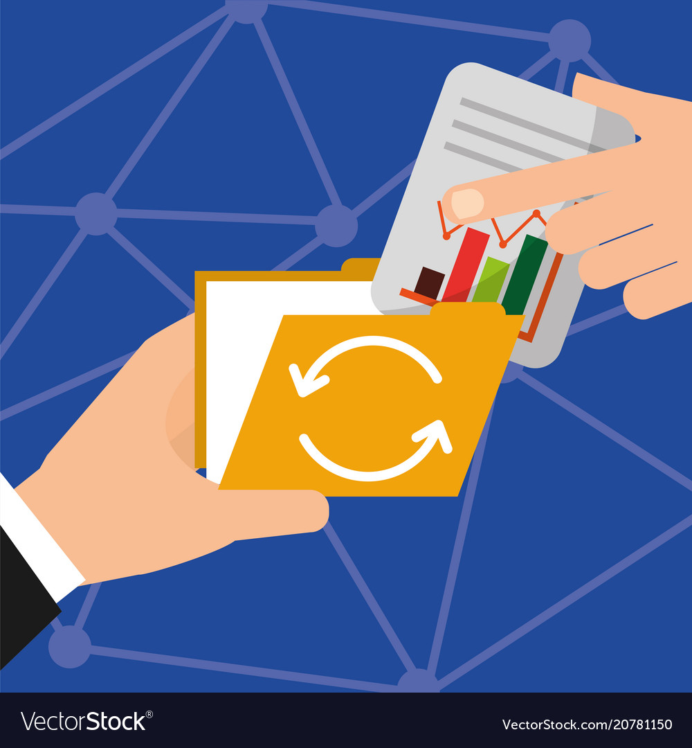 Big data technology Royalty Free Vector Image - VectorStock