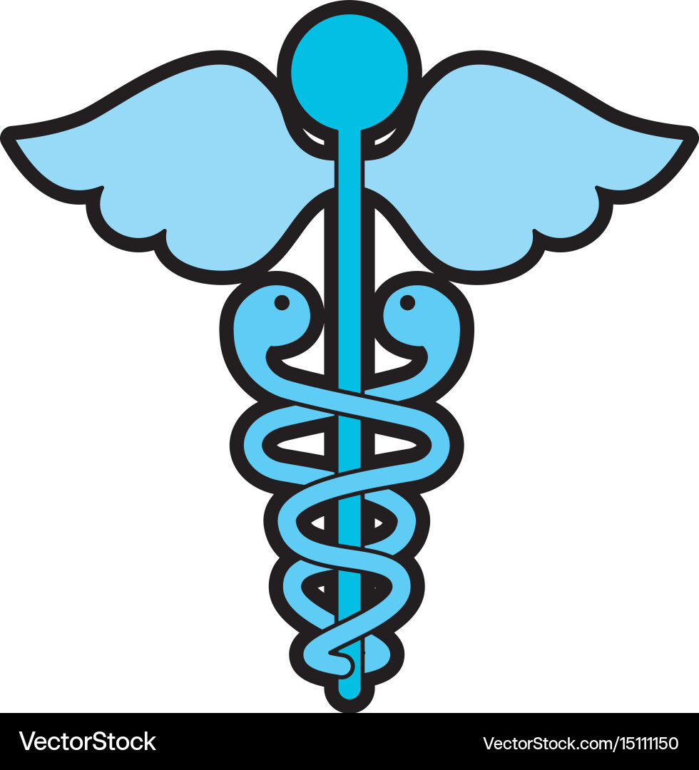 Blue medical symbol Royalty Free Vector Image - VectorStock
