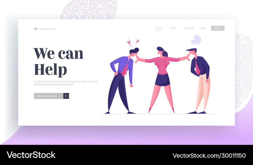 Business competition for leadership challenge Vector Image