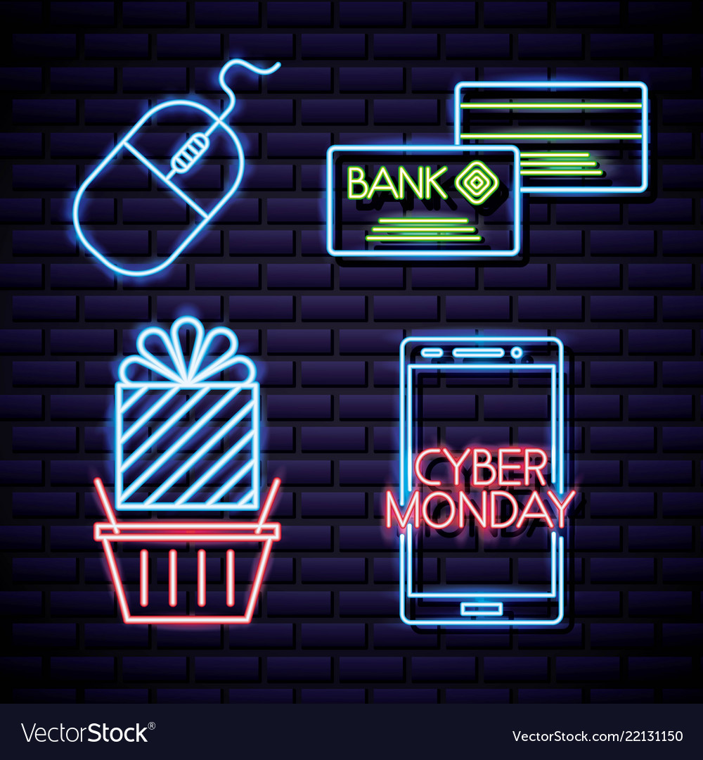 Cyber monday shop Royalty Free Vector Image - VectorStock Cyber monday shop Royalty Free Vector Image - VectorStock