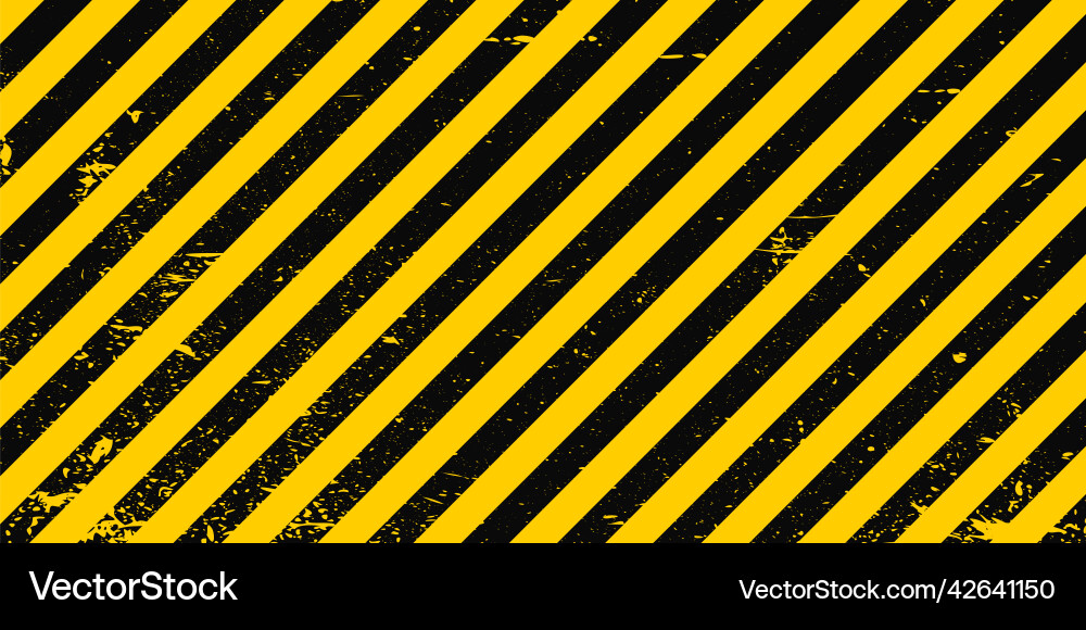 Industrial background warning frame grunge yellow Vector Image