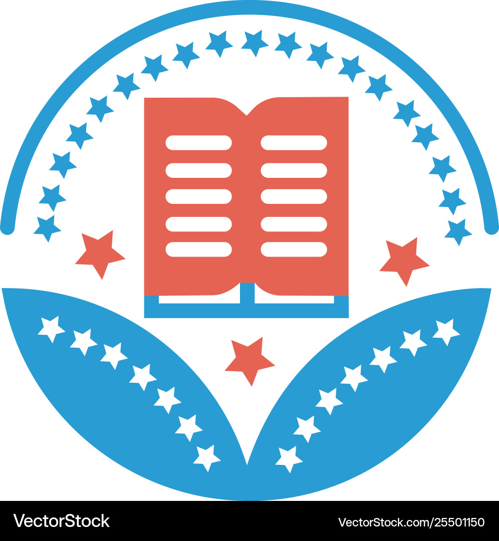 Learning award sign symbol- education Royalty Free Vector