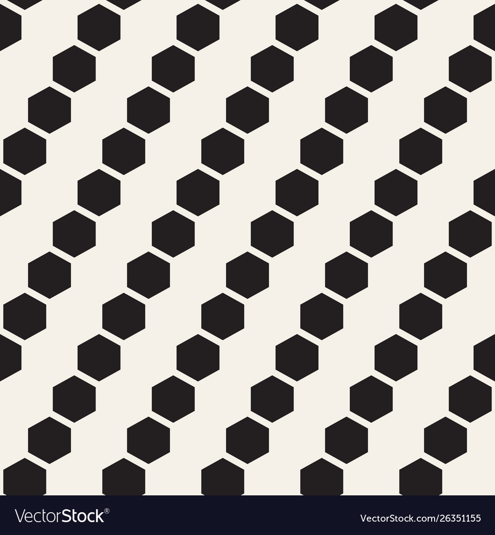 Seamless Pattern Repeating Hexagon Shapes Vector Image