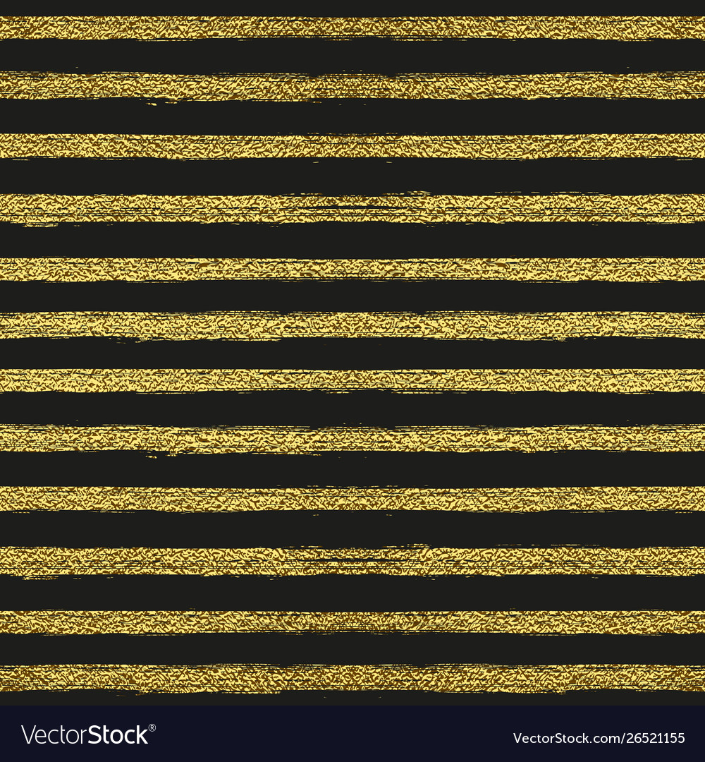 Seamless pattern with gold stripes Royalty Free Vector Image