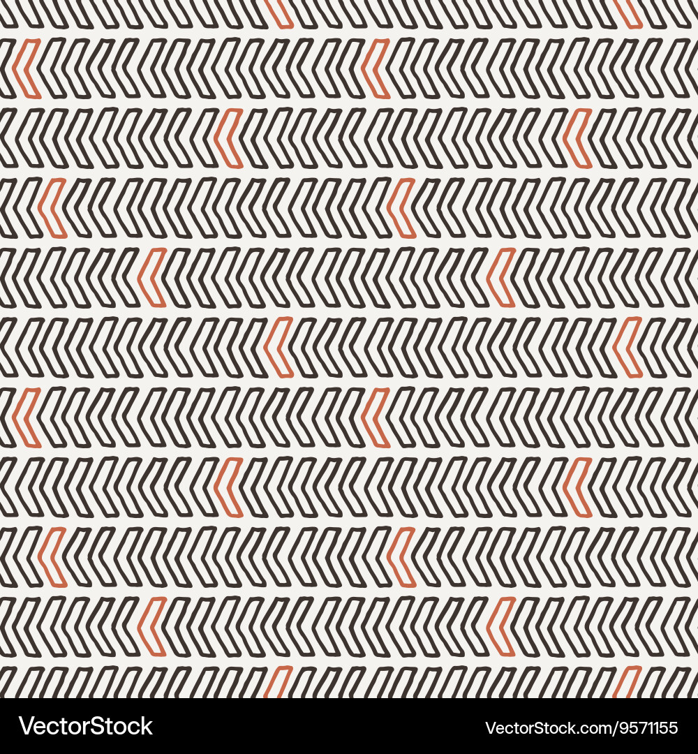 Seamless texture of hand-drawn arrows Royalty Free Vector