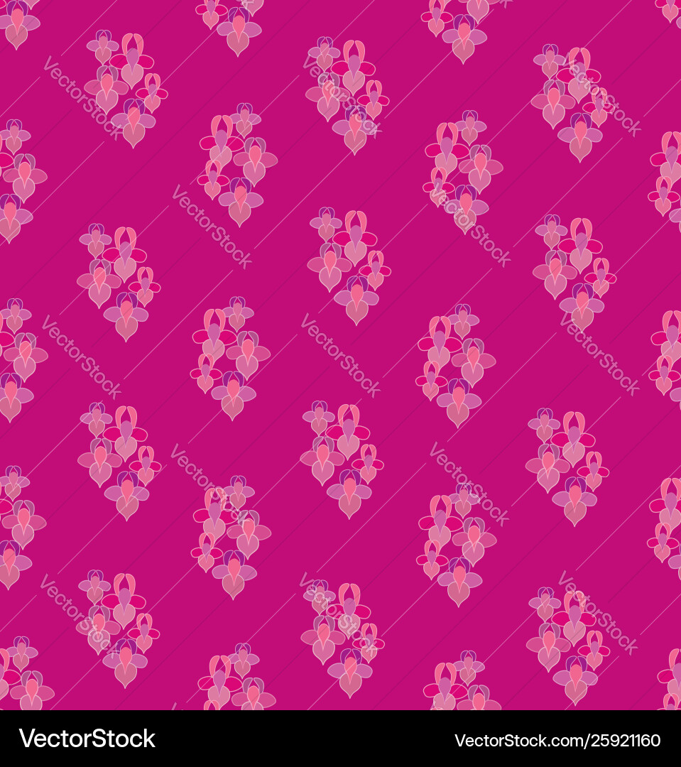 Abstract floral seamless pattern flower geometric Vector Image