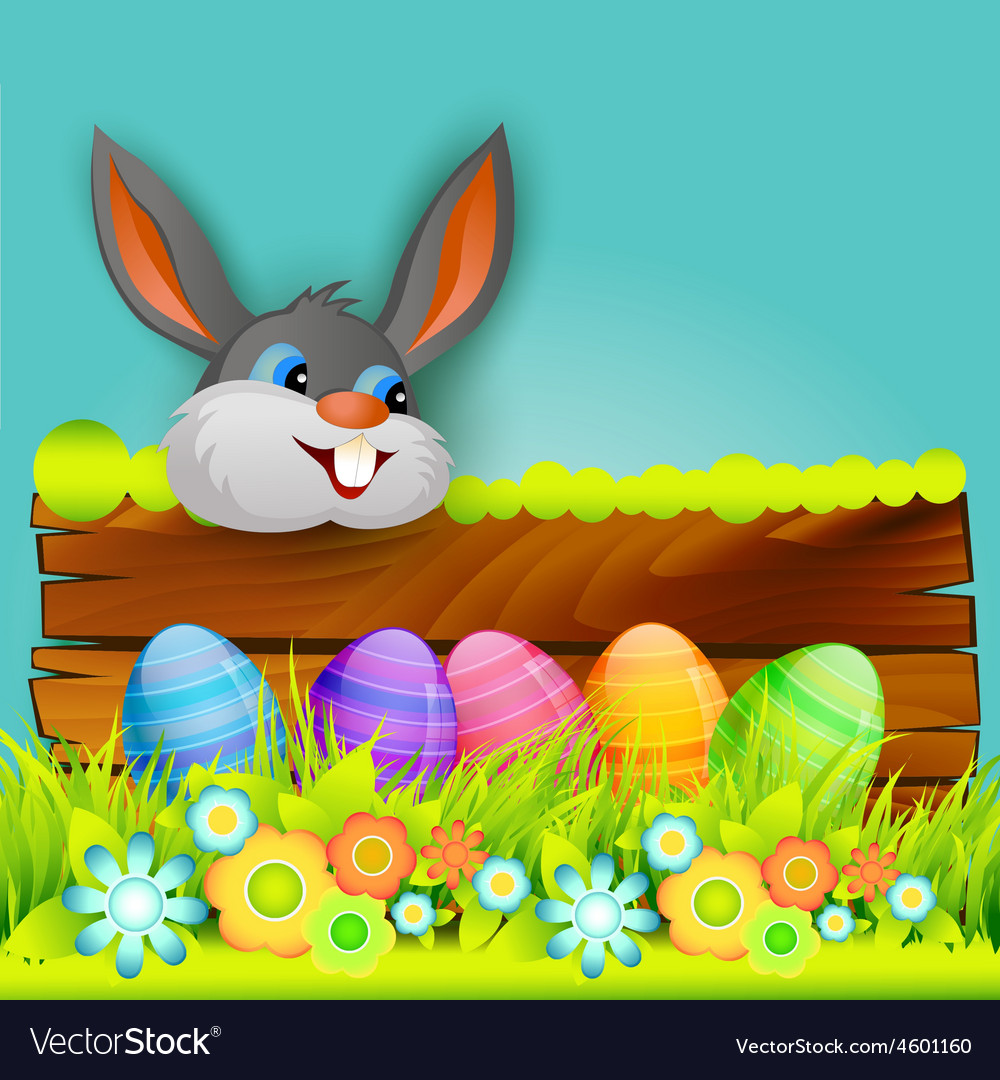 Easter background design Royalty Free Vector Image