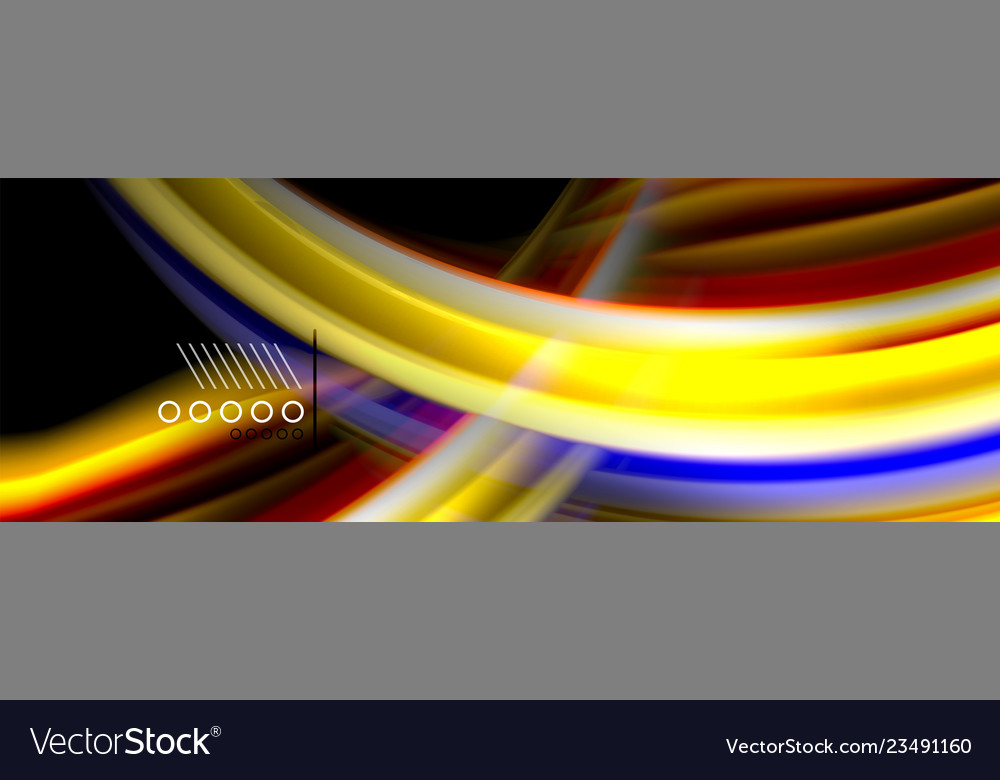 Fluid liquid wave pattern Royalty Free Vector Image