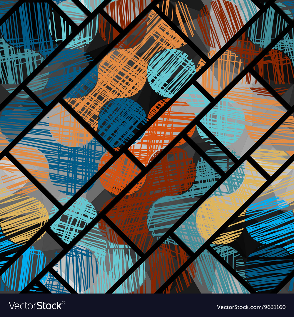 Geometric abstract pattern Royalty Free Vector Image