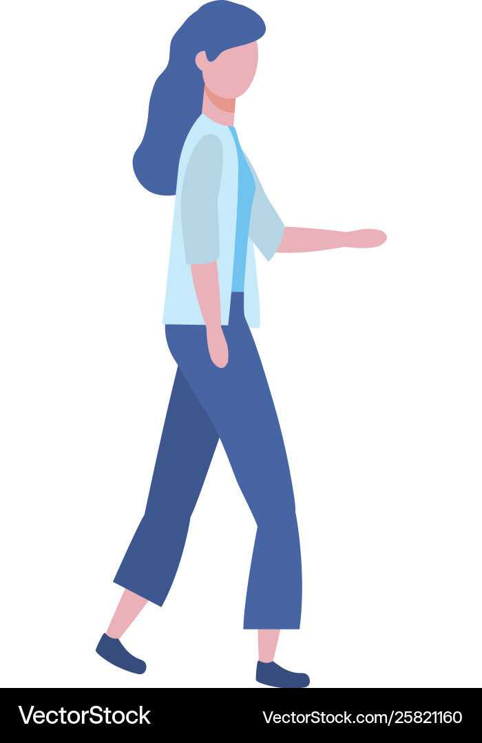 Isolated woman design Royalty Free Vector Image