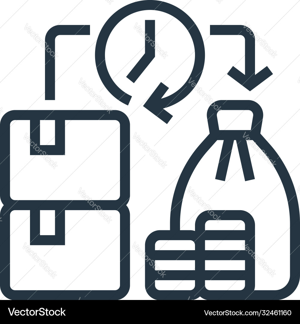 Liquidity icon isolated on white background Vector Image