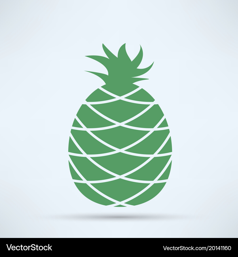 Pineapple icon Royalty Free Vector Image - VectorStock