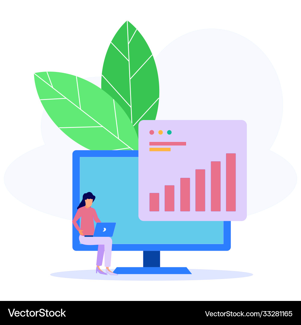 Graphic cartoon character business start up Vector Image