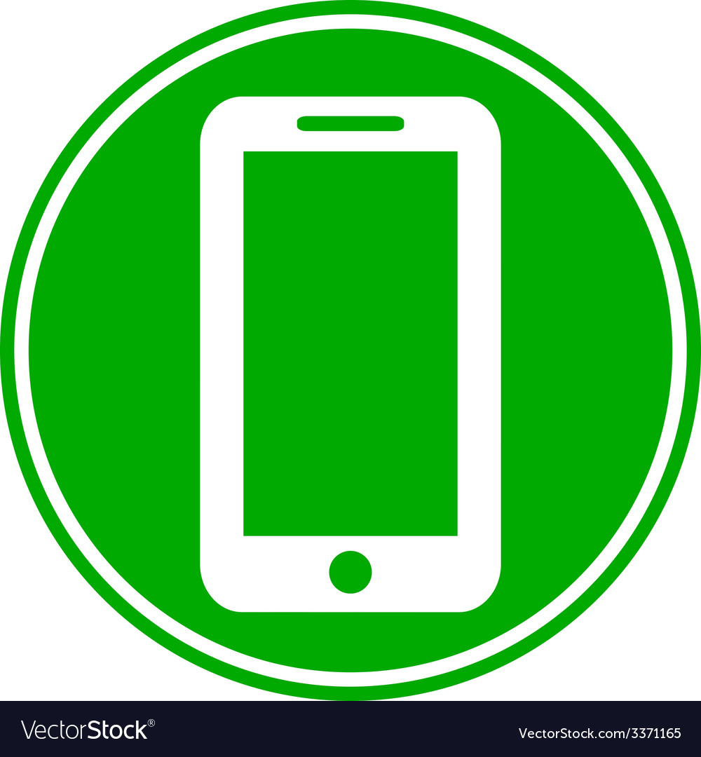 Phone button Royalty Free Vector Image - VectorStock