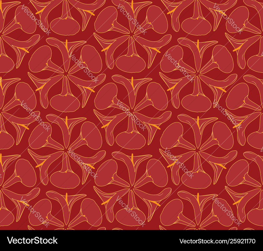 Abstract oriental floral seamless pattern flower Vector Image