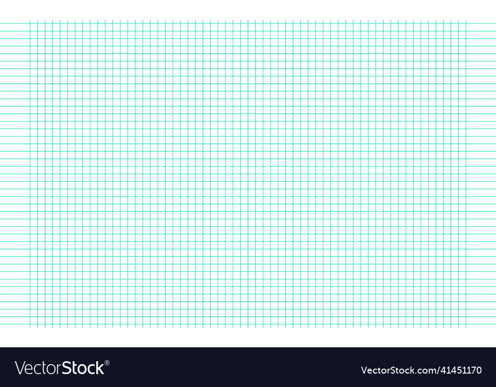 Graph paper printable squared grid paper Vector Image