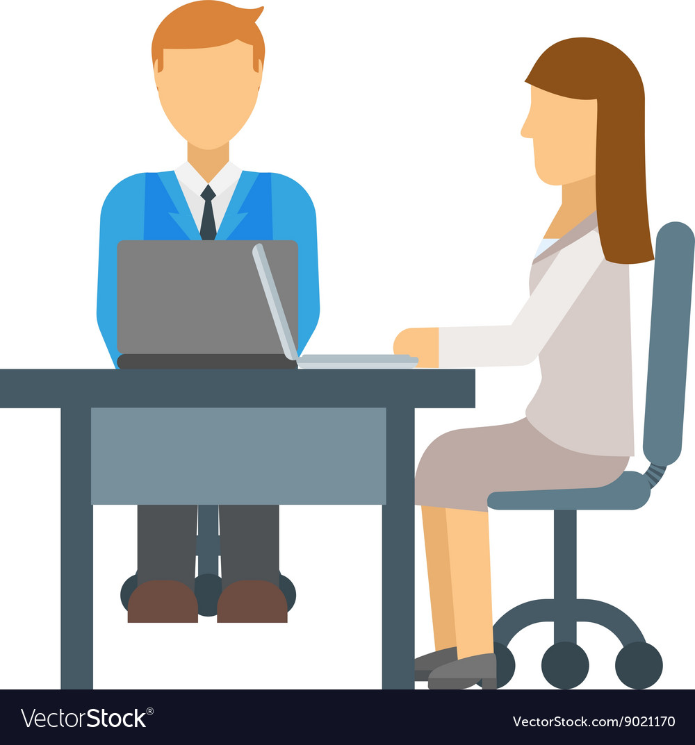 Interview Royalty Free Vector Image - VectorStock