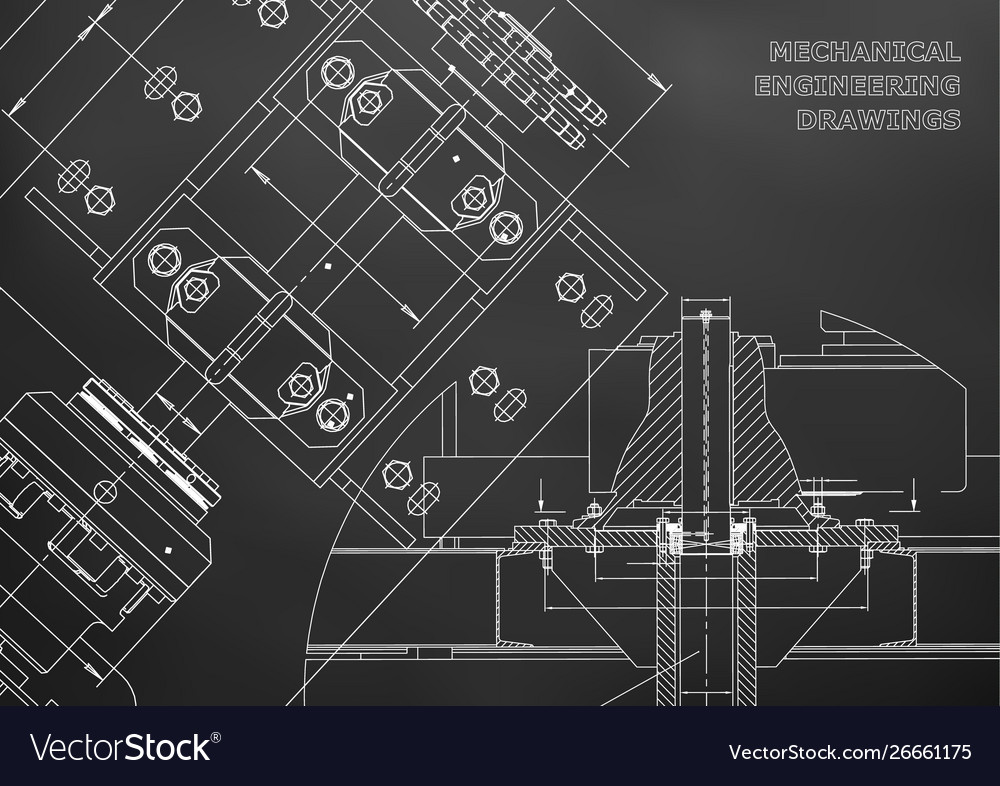 Engineering backgrounds technical design Vector Image