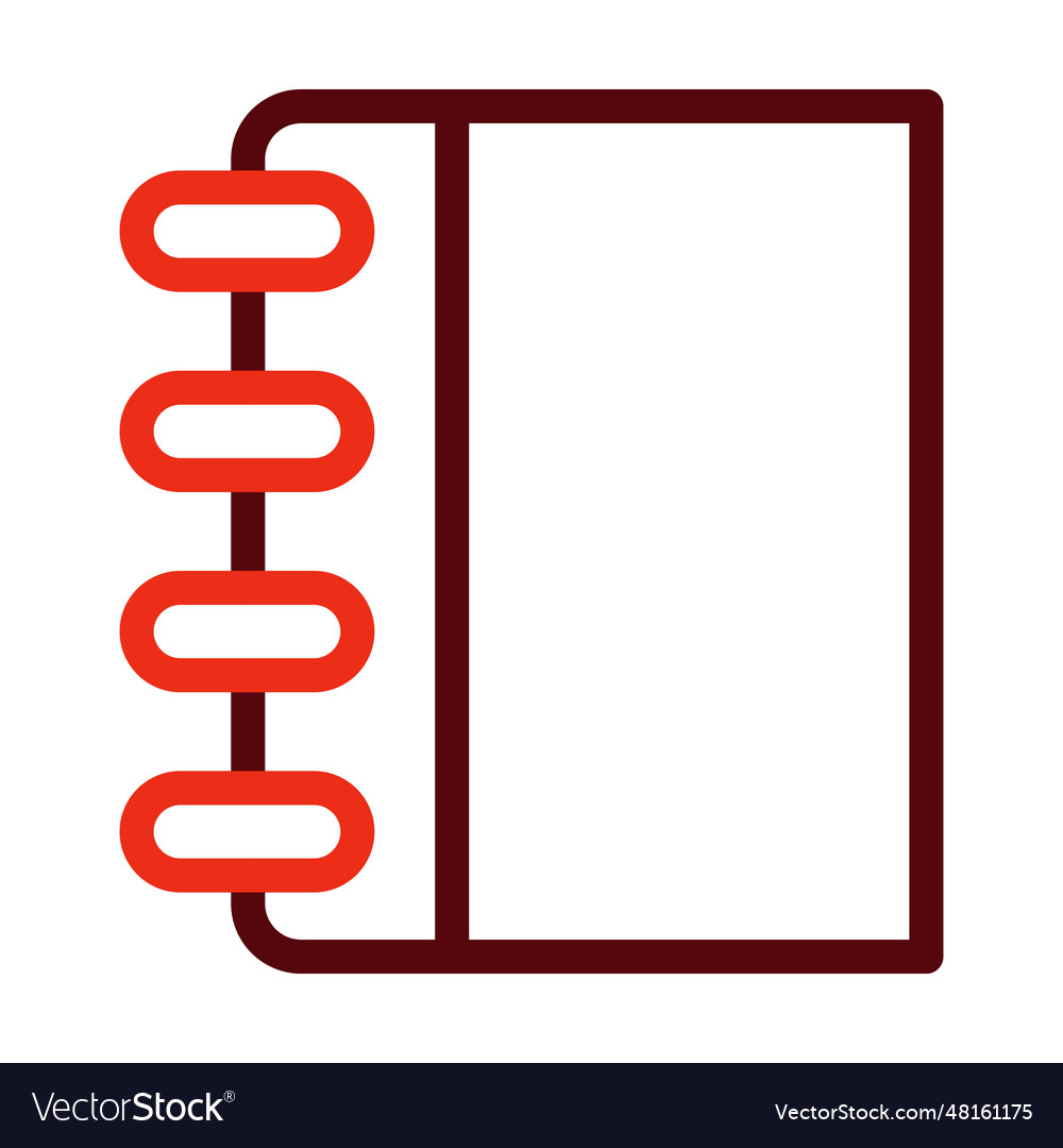 File thick line two color icons for personal Vector Image