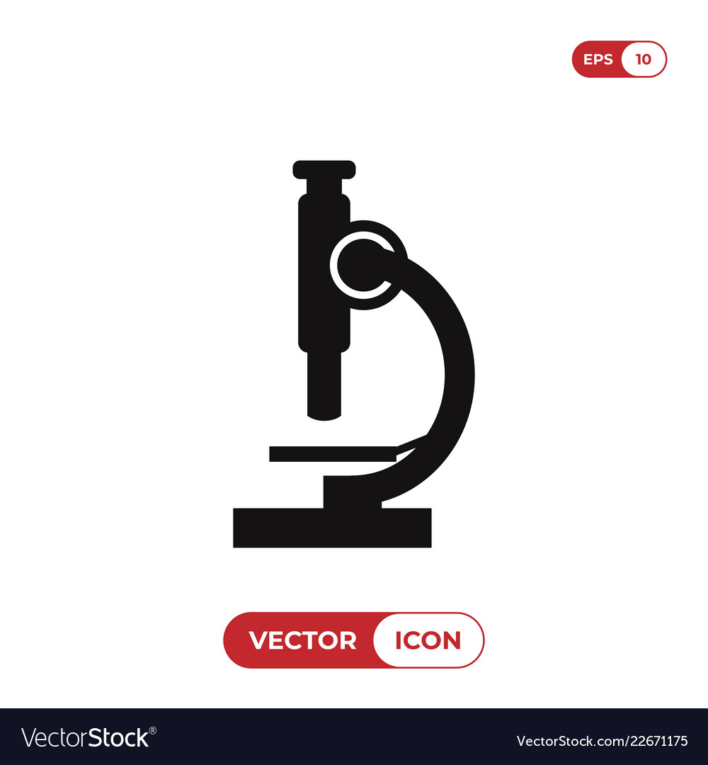 Microscope icon Royalty Free Vector Image - VectorStock